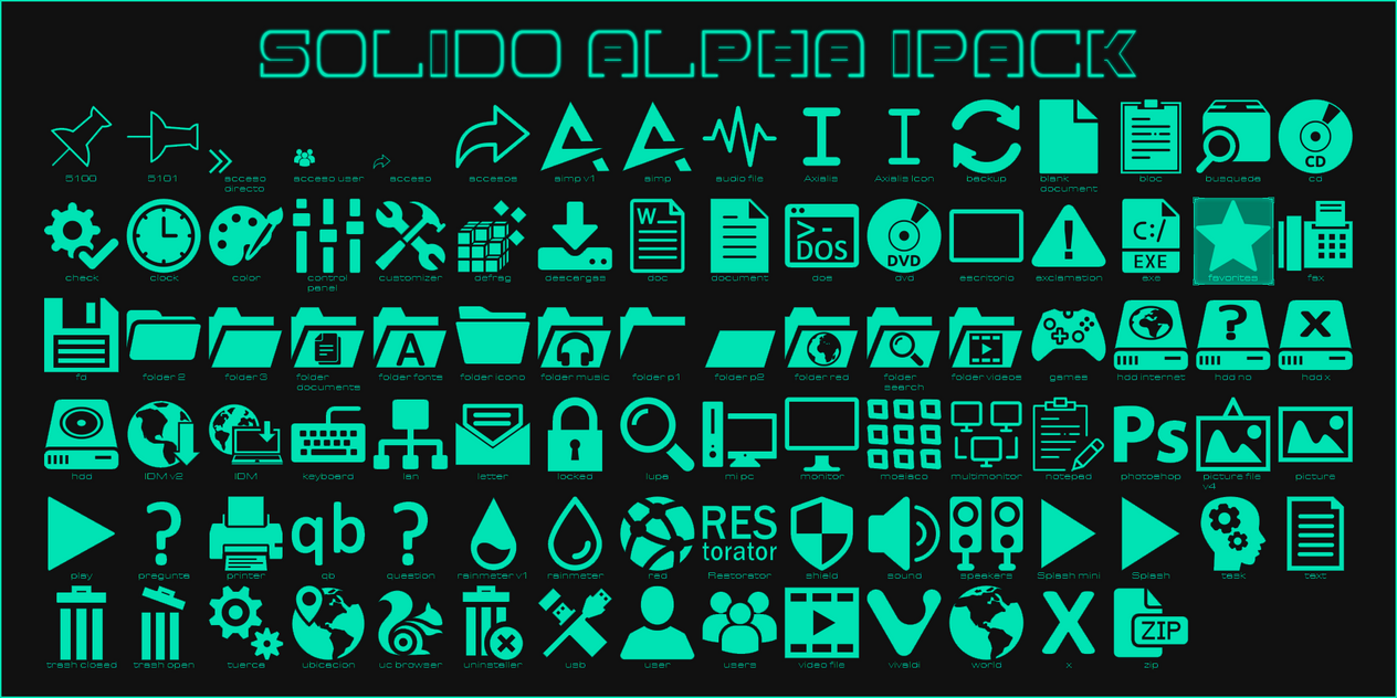 Solido Alpha iPack - Skin Pack