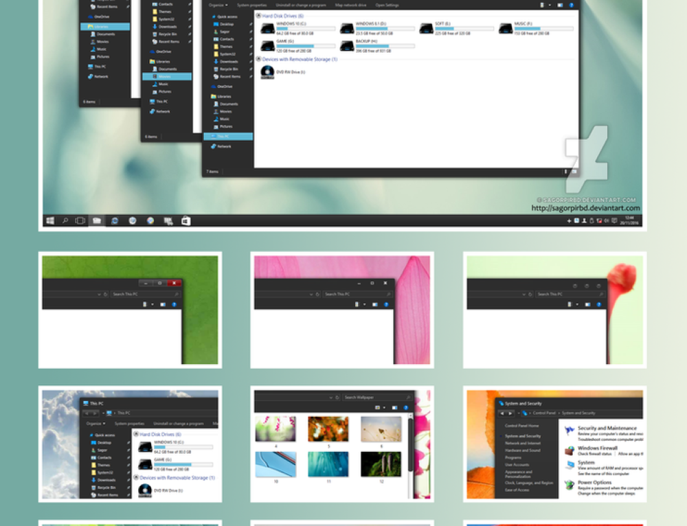 Metro X theme for Win10 - Skin Pack for Windows 11 and 10
