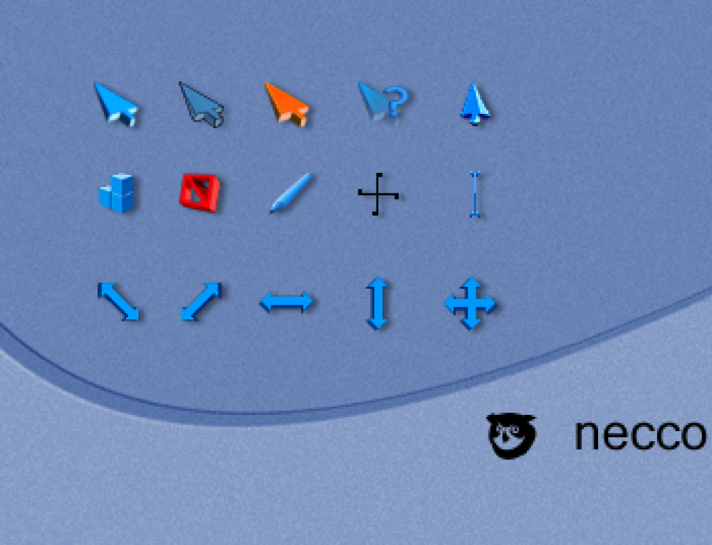 DIM v4 | TechnoBlue Cursor Pack - SkinPack