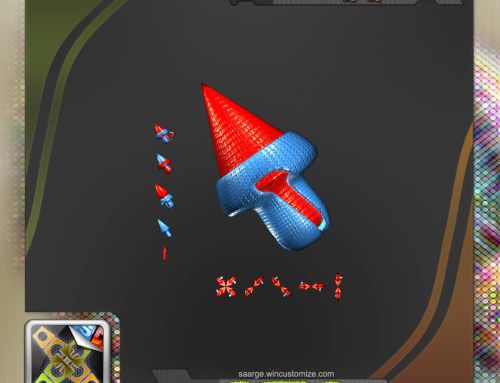 SkinPackTheme for WindowsDIM v4 | TechnoBlue Cursor Pack