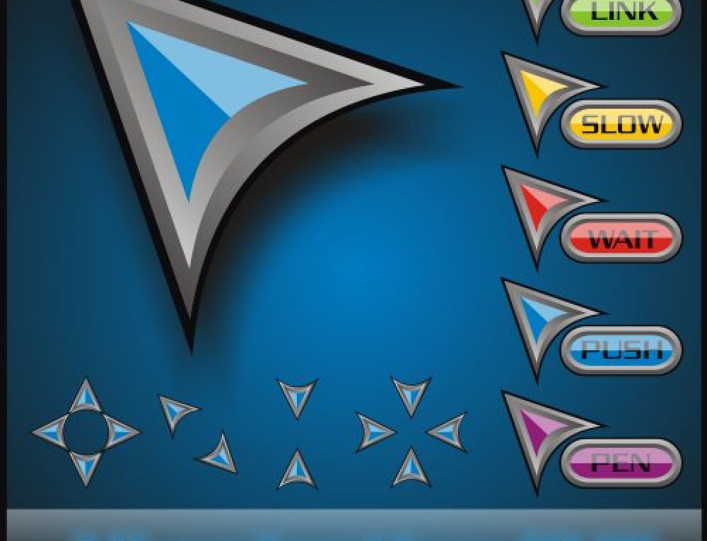 DIM v4 | TechnoBlue Cursor Pack - SkinPack