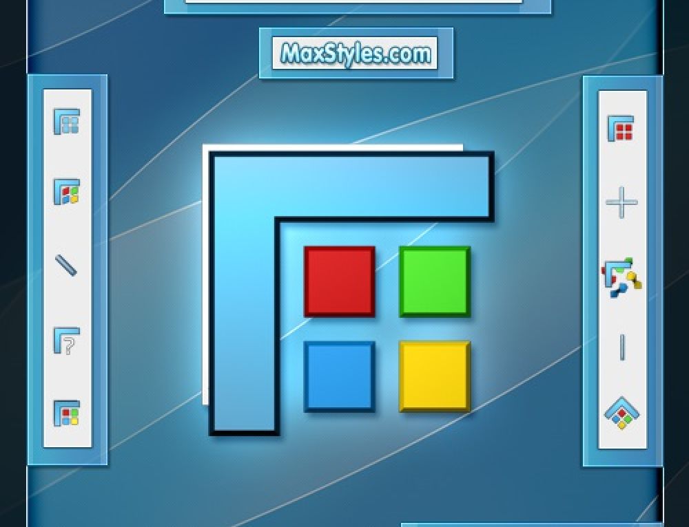 SkinPackTheme for WindowsDIM v4 | TechnoBlue Cursor Pack