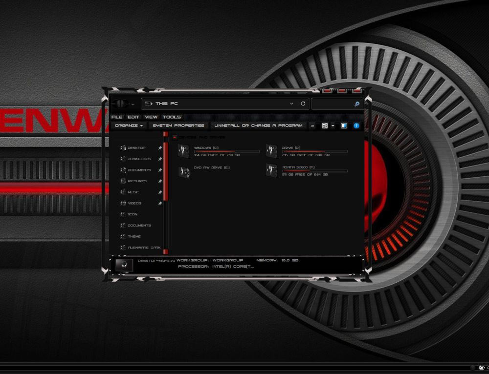 macOS Big Sur Dynamic Dark SkinPack for Windows 10 - Skin Pack for ...