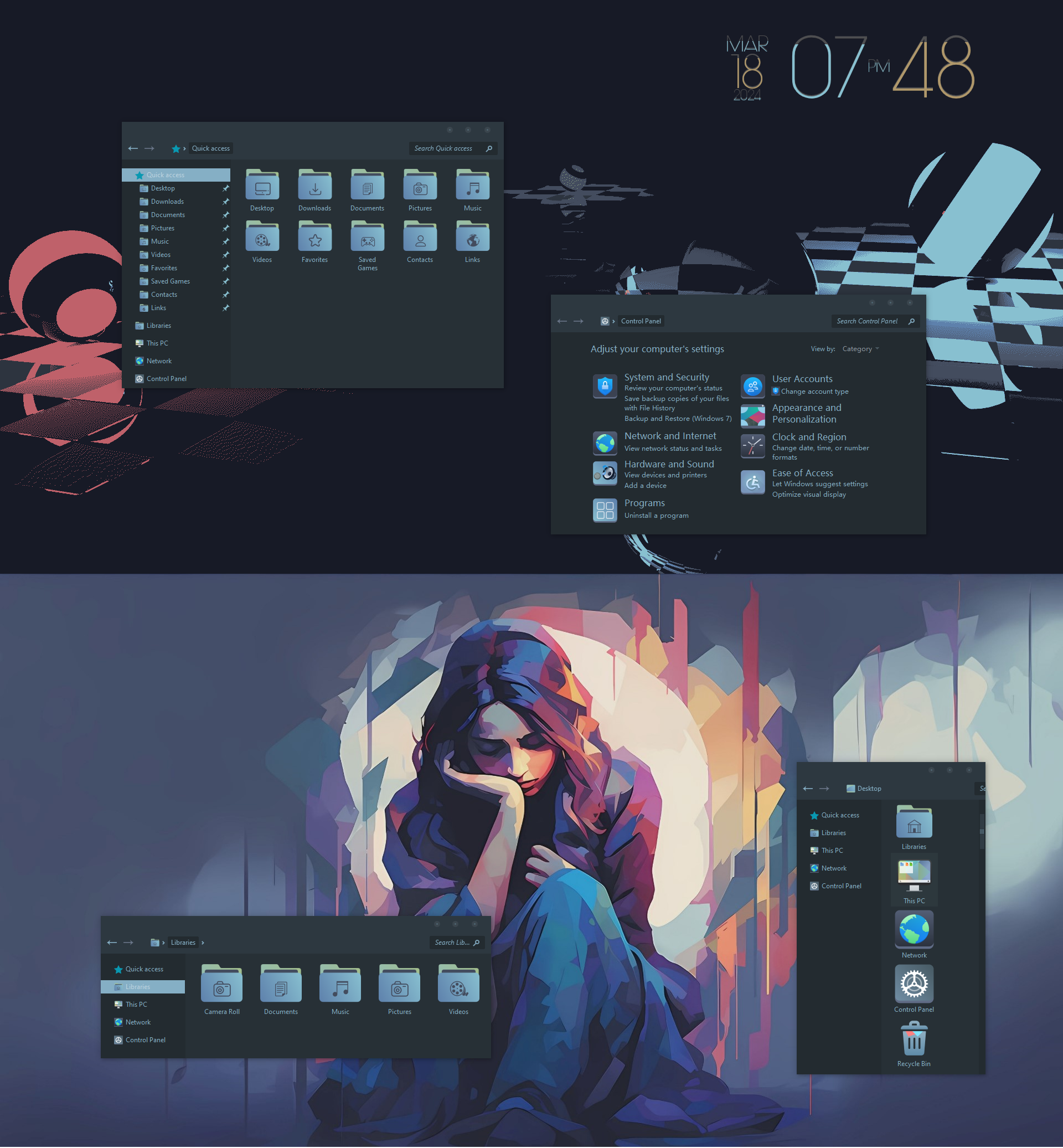 Aura Dark Icons - SkinPack