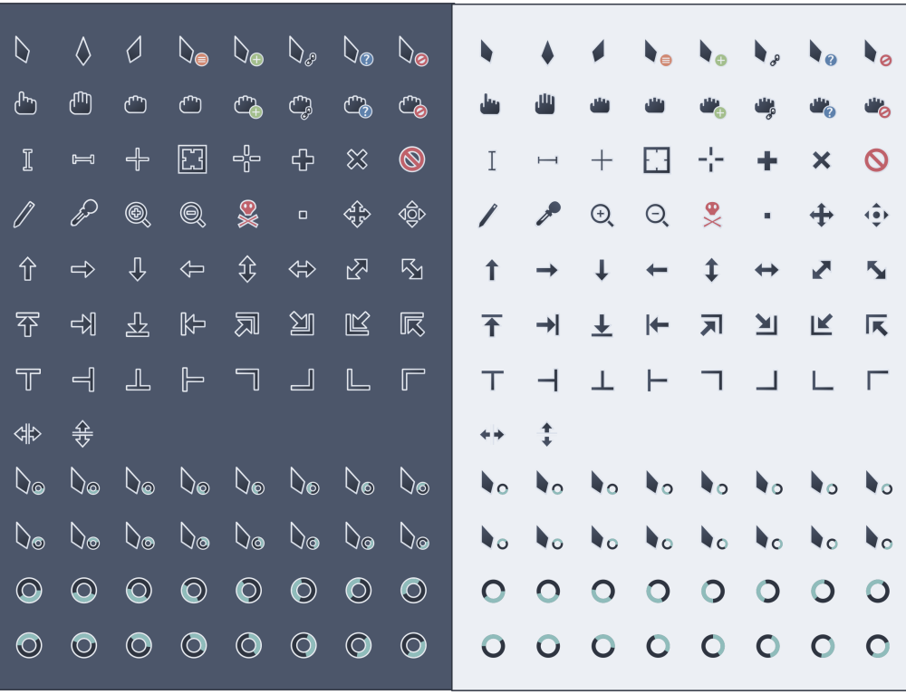 DIM v4 | TechnoBlue Cursor Pack - Skin Pack for Windows 11 and 10