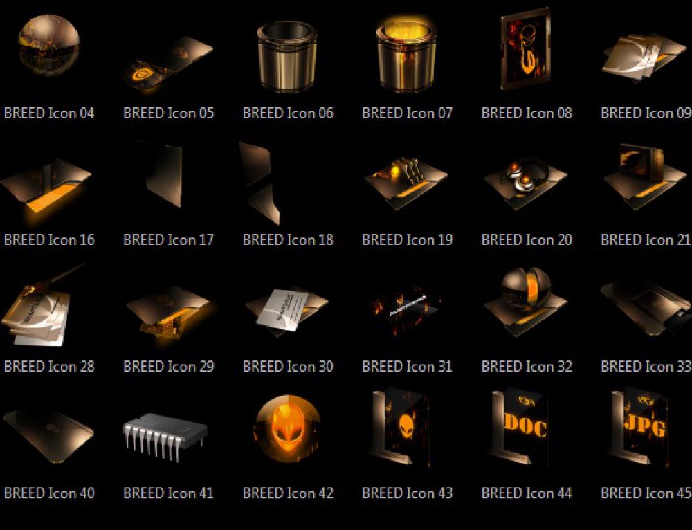 Kitkat Flat Icons - Skin Pack for Windows 11 and 10
