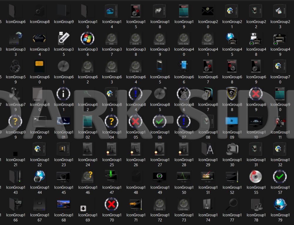 TECH 11 v1 IconPack 7TSP - Skin Pack for Windows 11 and 10
