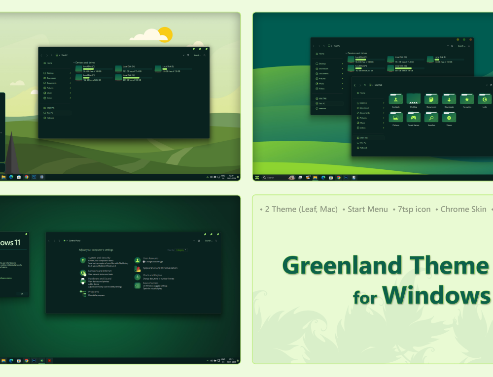 Windows 7 Theme for Windows 11 - Skin Pack for Windows 11 and 10