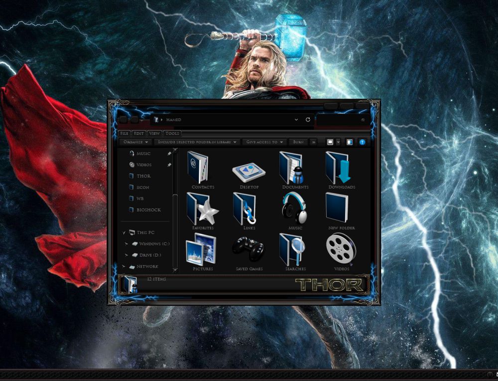 macOS BlackGlass SkinPack for Win10 RS5 - Skin Pack for Windows 11 and 10