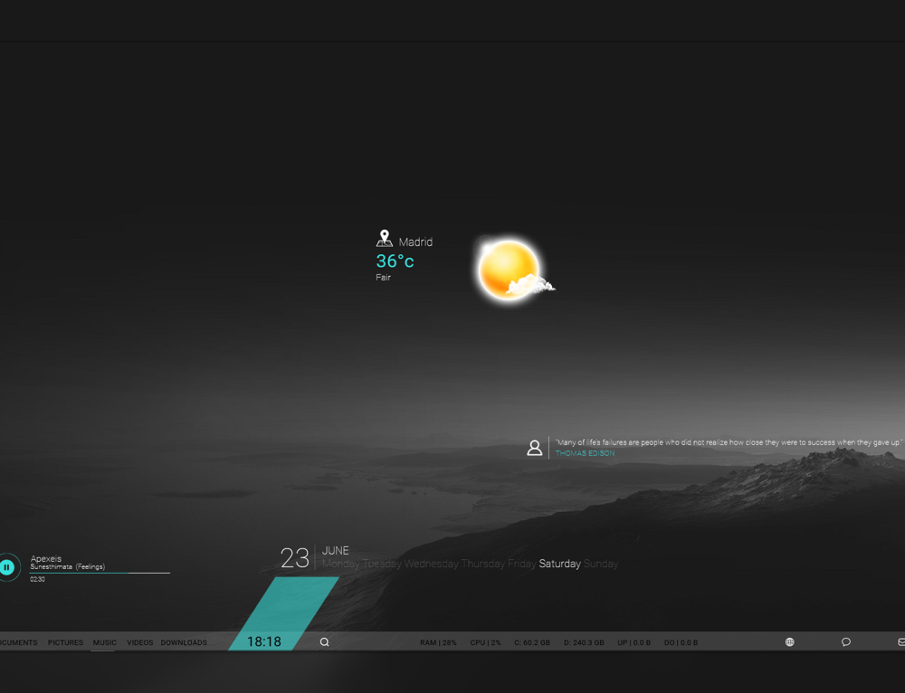 Ageo Rainmeter - Skin Pack for Windows 11 and 10
