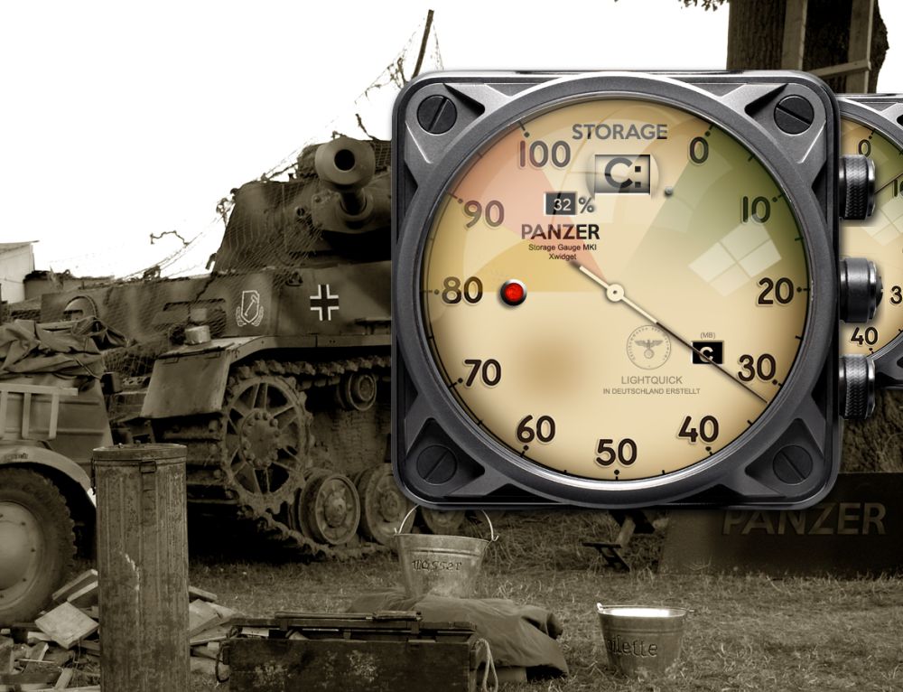 Tank Temperature Gauge Coretemp for Xwidget - Skin Pack for Windows 11 ...