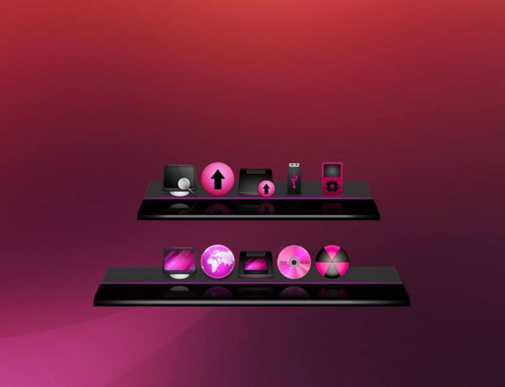 Acier for ObjectDock - Skin Pack for Windows 11 and 10