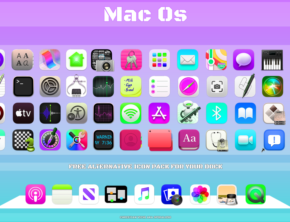 Magnum 7tsp Icon Pack for Windows 10 Build 1903-21H2 - Skin Pack for ...