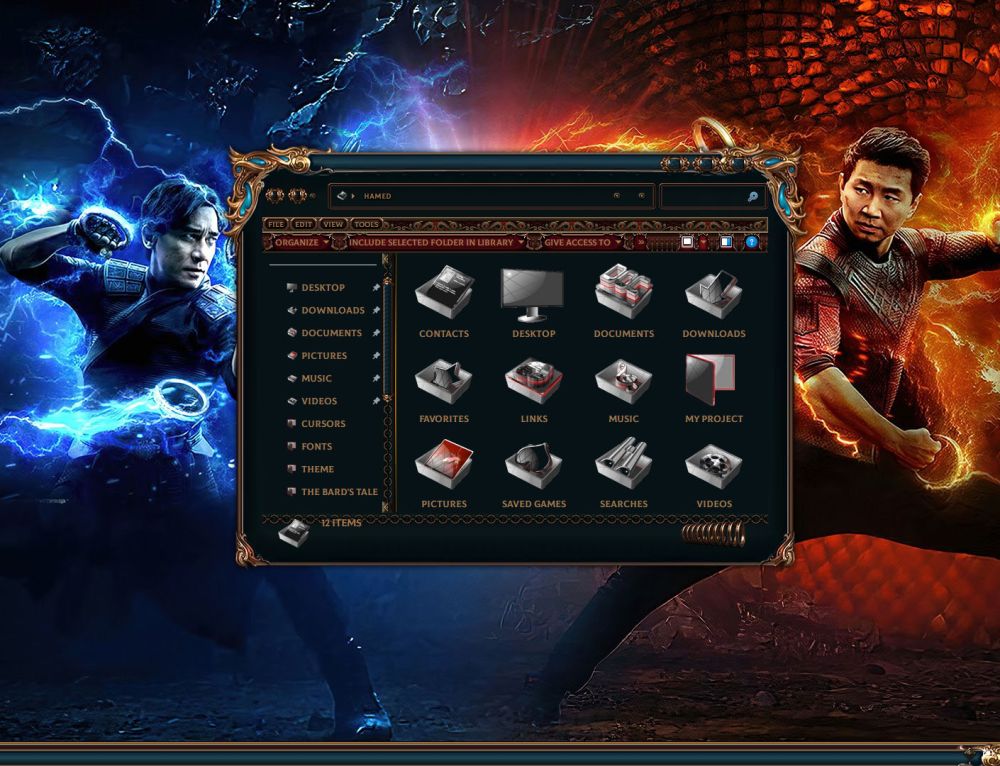 macOS Big Sur Dynamic Dark SkinPack for Windows 10 - SkinPack