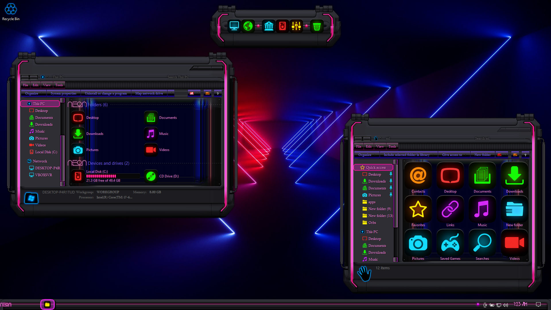SkinPackTheme for WindowsNEON Premium SkinPack for Windows 11 and 10