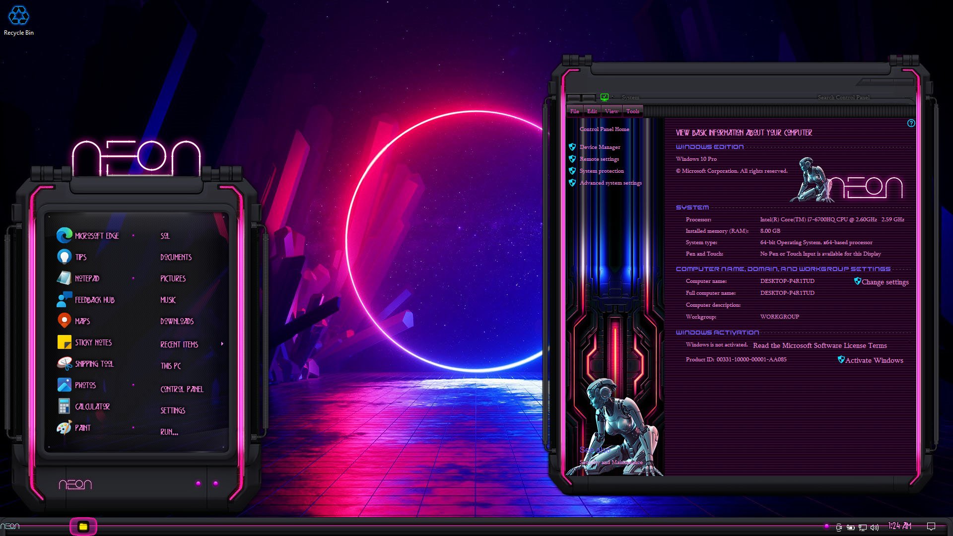 NEON Premium SkinPack for Windows 11 and 10 - SkinPack