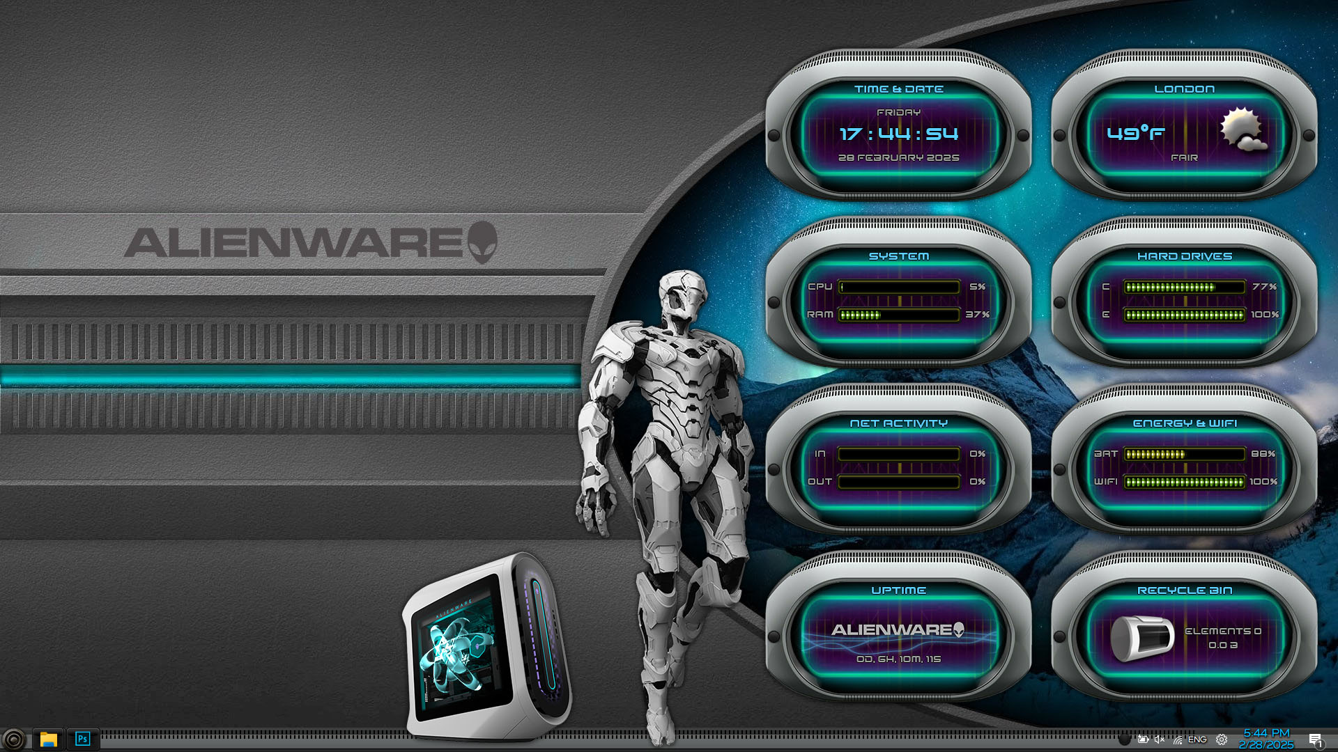 ALIENWARE AURORA Premium SkinPack for WindowBlinds - SkinPack