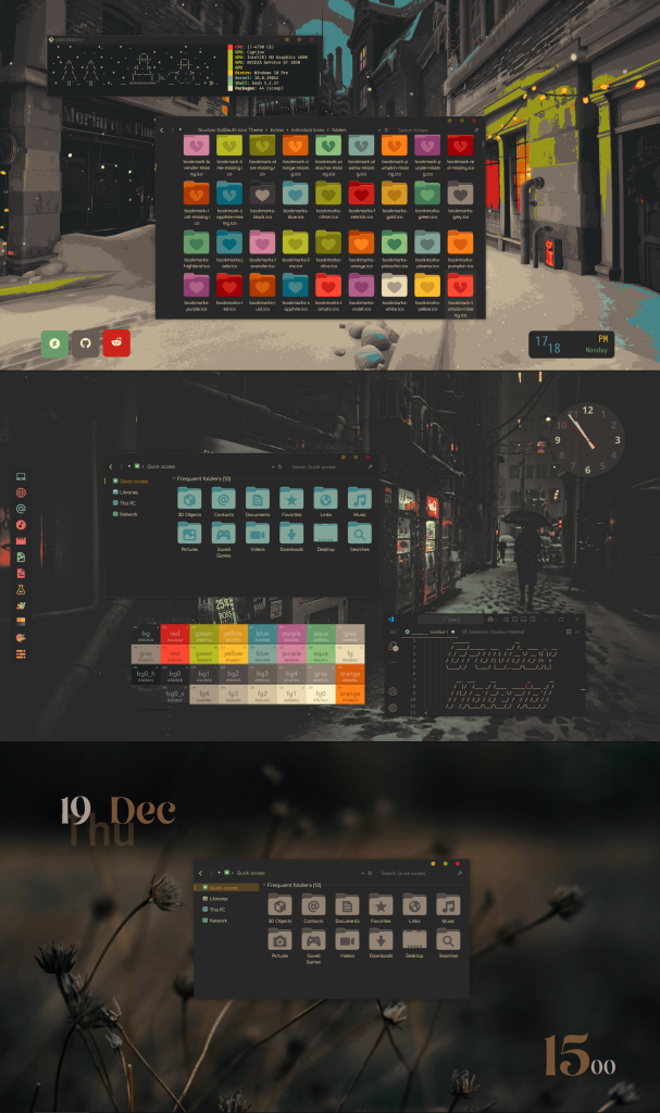 Gruvbox-SylEleuth Icon Theme - SkinPack