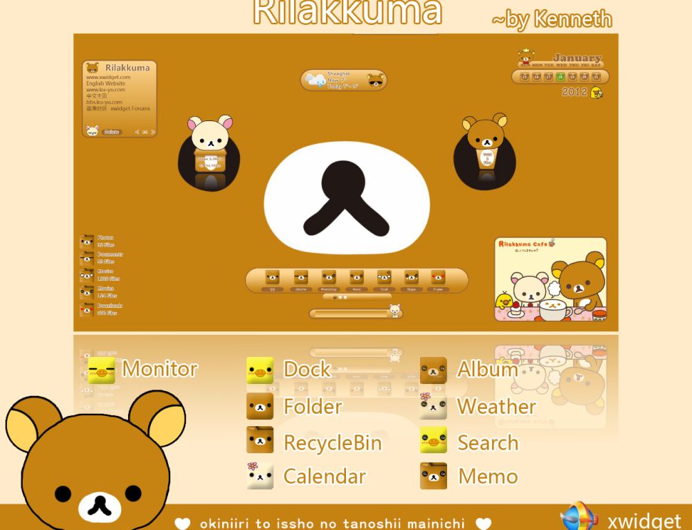 SkinPackTheme for WindowsMond for Rainmeter