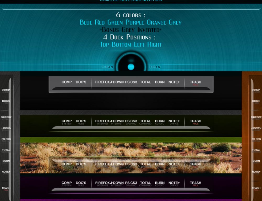 Robik for Rainmeter - SkinPack