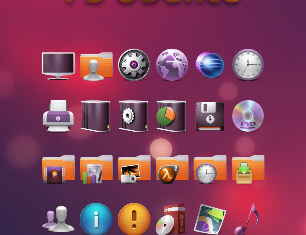 SkinPackTheme for WindowsHUD Machine Pink v1 IconPack 7TSP