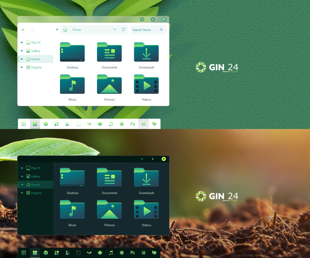GIN 24 IconPack 7TSP - SkinPack