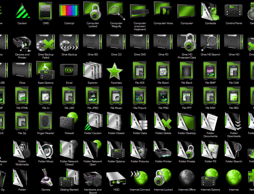 SkinPackTheme for WindowsMechanism Sepia IconPack 7TSP