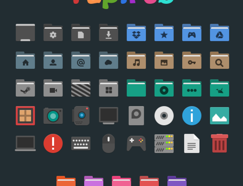 SkinPackTheme for WindowsASUS ROG Red IconPack 7TSP