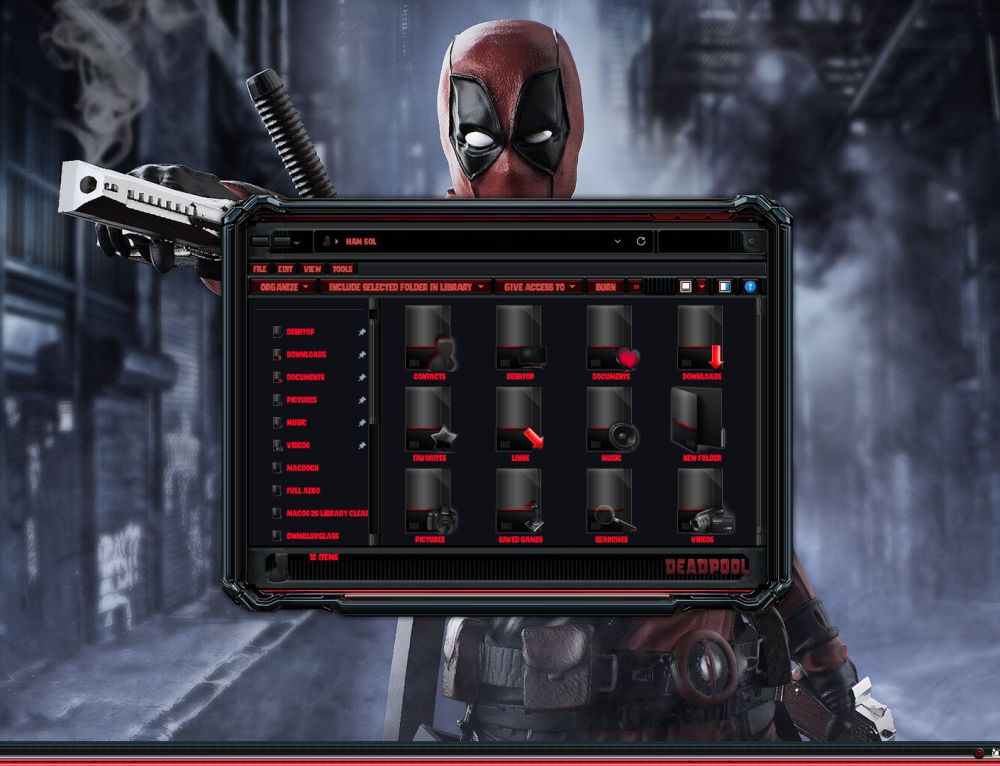 SkinPackTheme for WindowsALIENWARE BREED Premium SkinPack for WindowBlinds