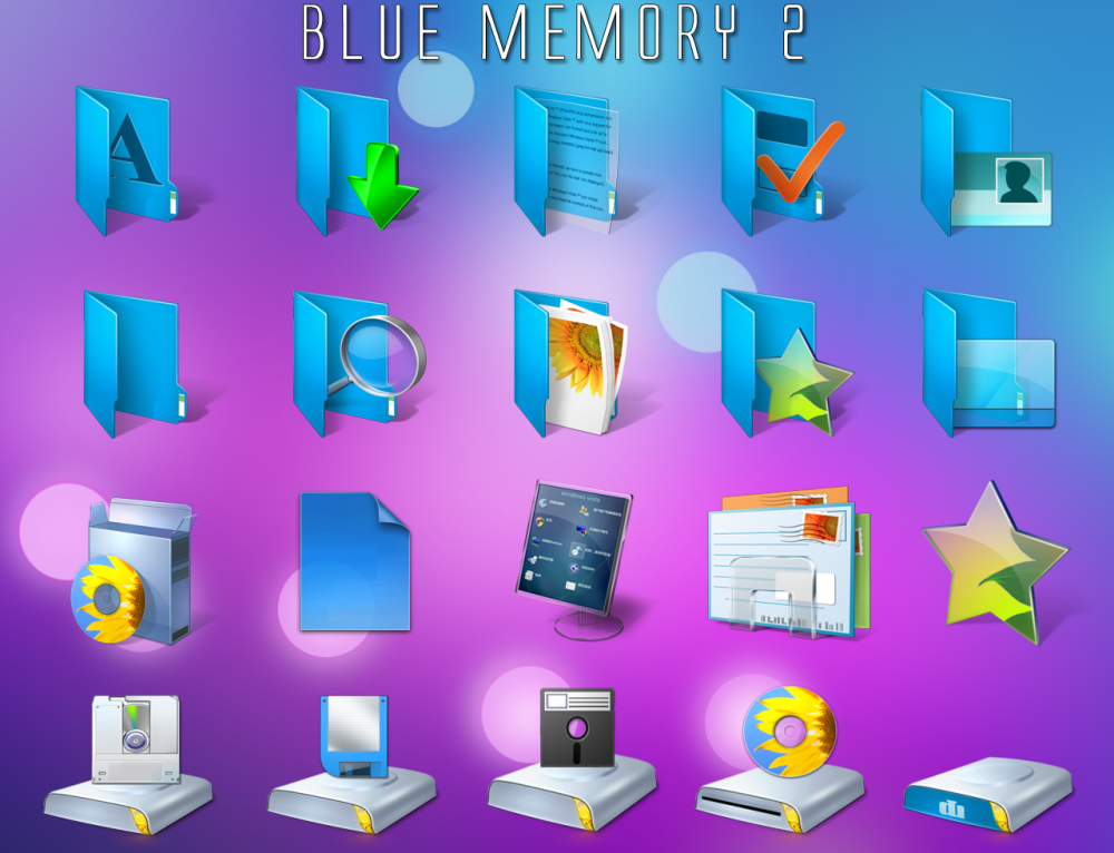 Windows 11 Dark Folder Icons - SkinPack