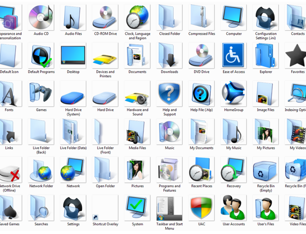 Windows 7 Icon Pack for 7TSP - SkinPack