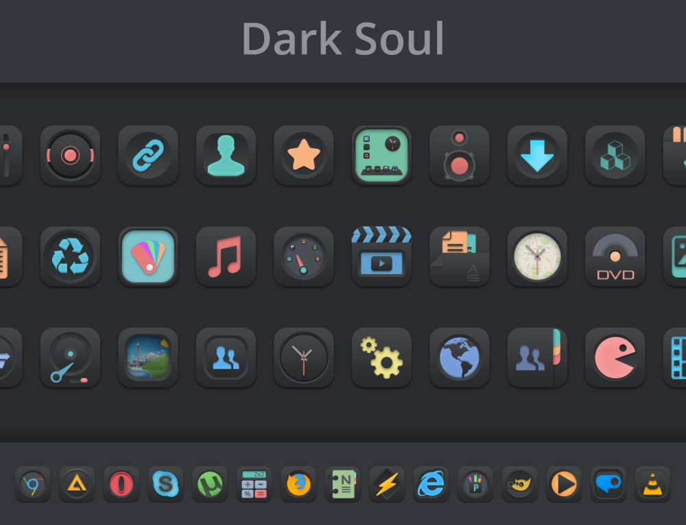 Windows 11 Dark Folder Icons - SkinPack