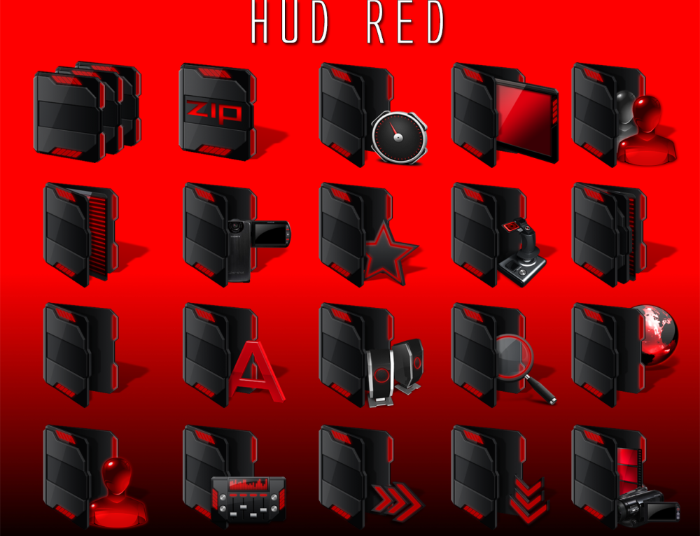 SkinPackTheme for WindowsHUD Platinum IconPack 7TSP