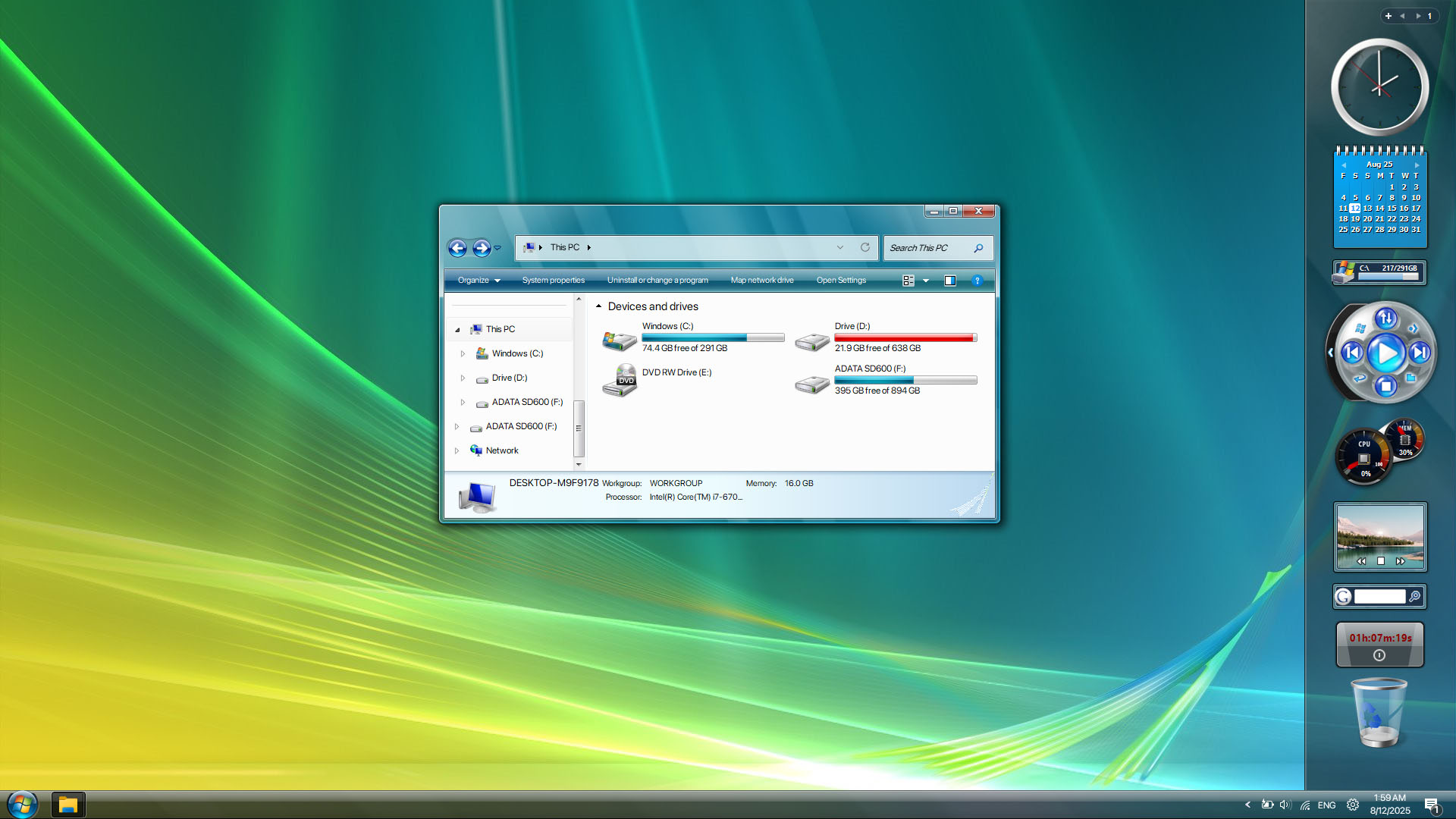 Windows Vista SkinPack for WindowBlinds - SkinPack
