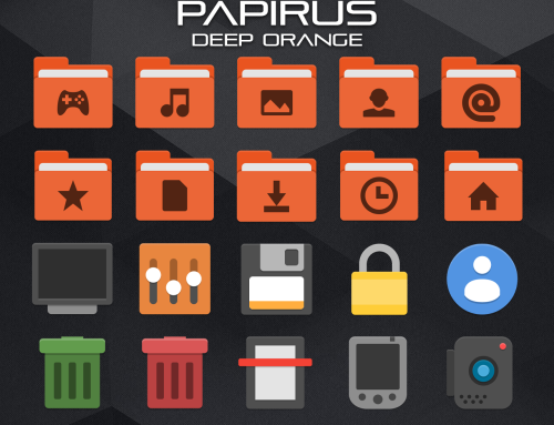 Papirus Black IconPack 7TSP - SkinPack