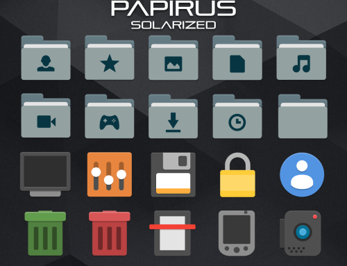 Papirus Black IconPack 7TSP - SkinPack