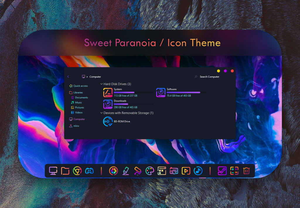 Sweet Paranoia IconPack 7TSP - SkinPack