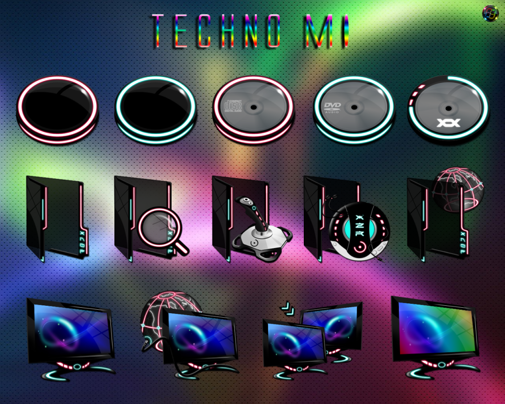Techno Mi IconPack 7TSP - SkinPack