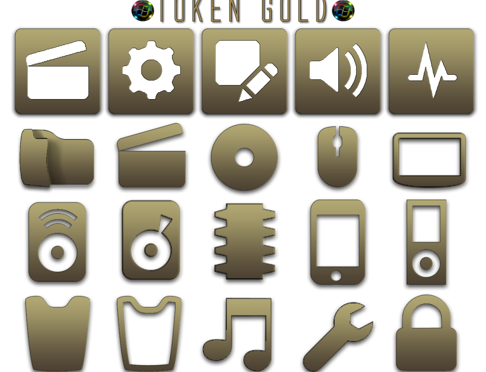 Unity 2016 Black and White IconPack 7TSP - SkinPack