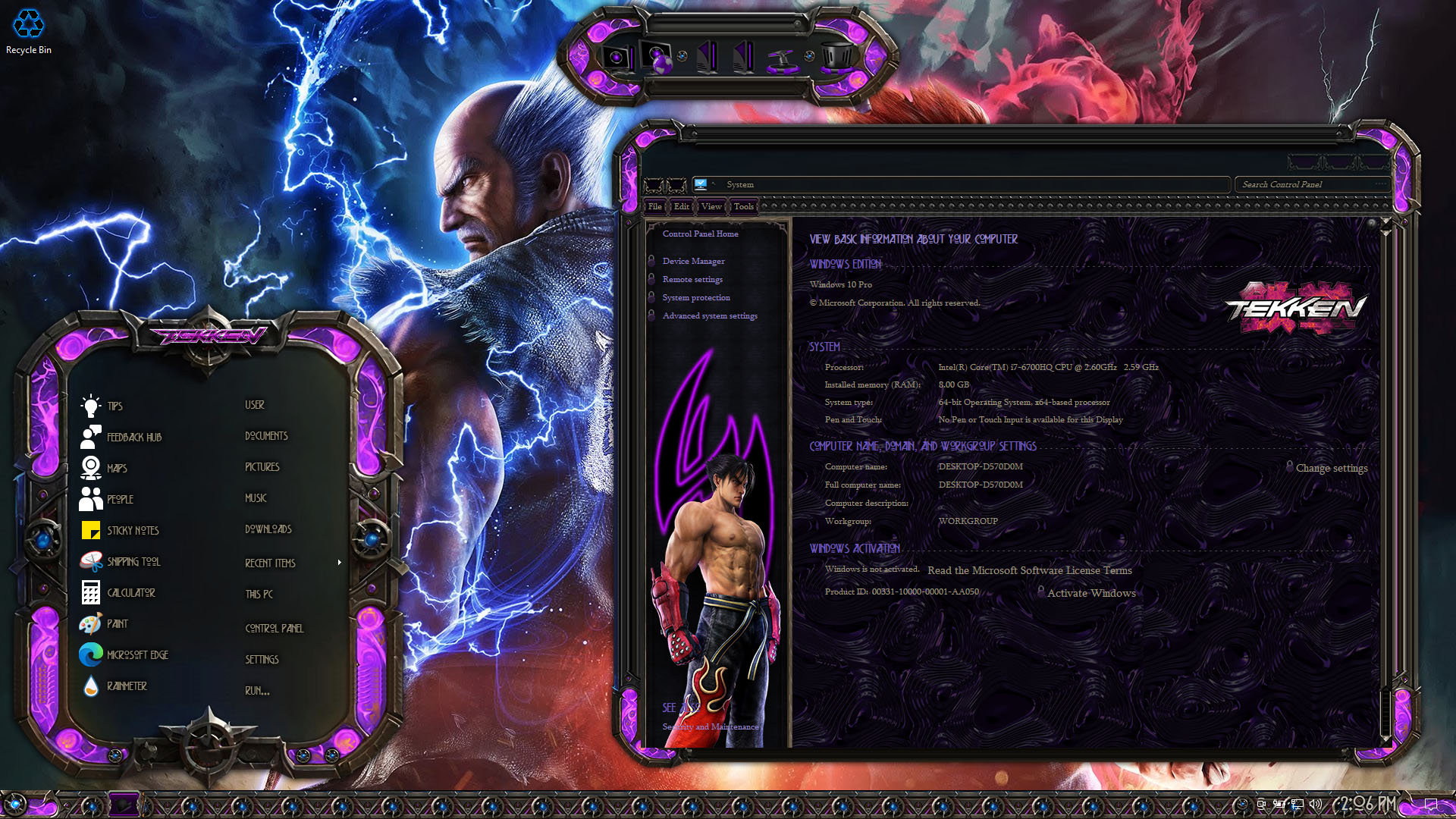 TEKKEN Premium SkinPack for Win11 and 10 - SkinPack
