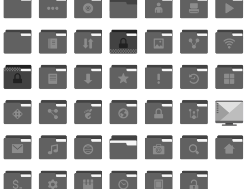 Windows 11 Dark Folder Icons - SkinPack
