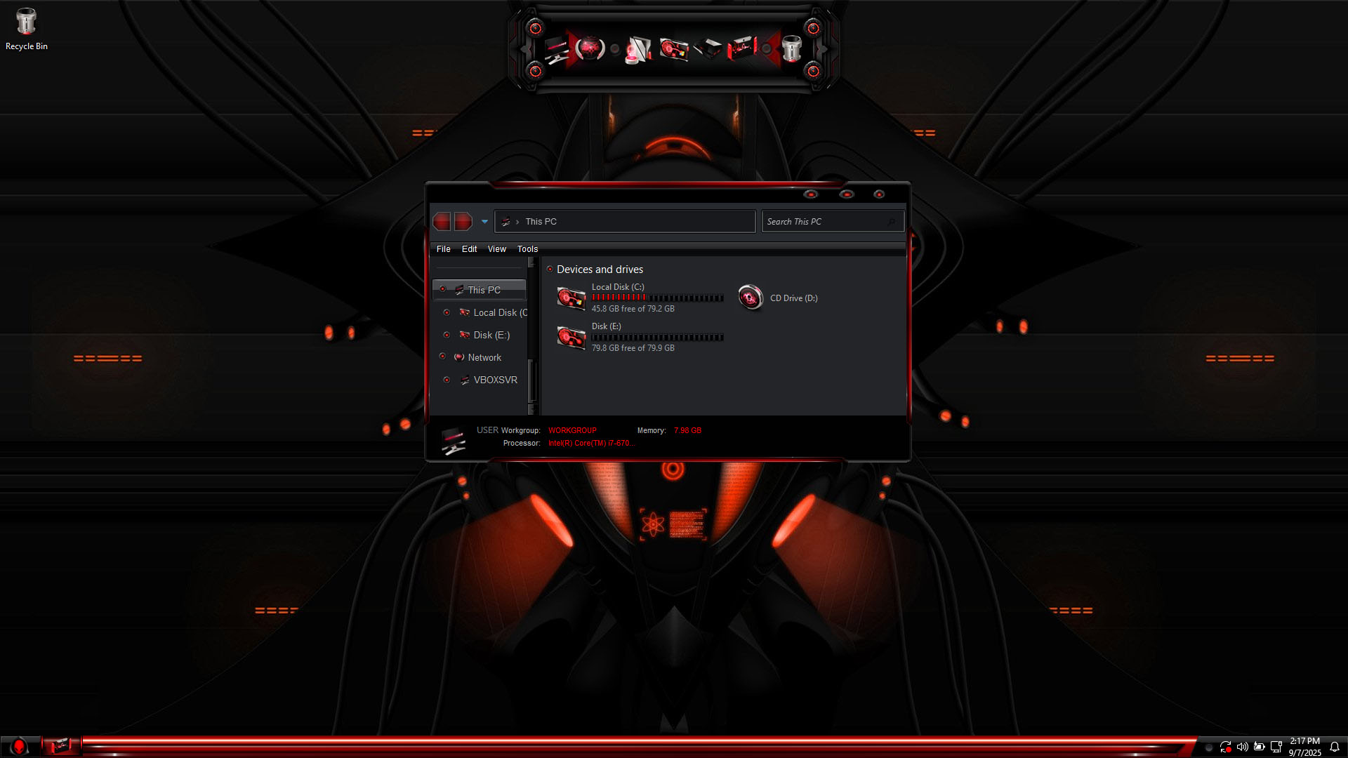 Alien Darkstar SkinPack for Windows 11 - SkinPack