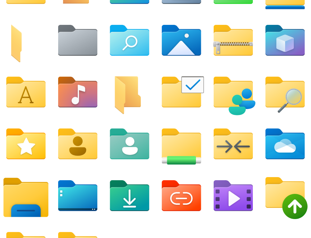 Windows 11 Pink Folder Icons - SkinPack