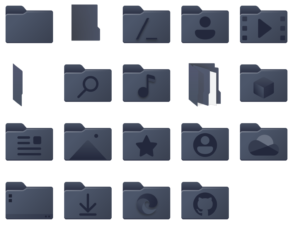 Windows 11 Pink Folder Icons - SkinPack