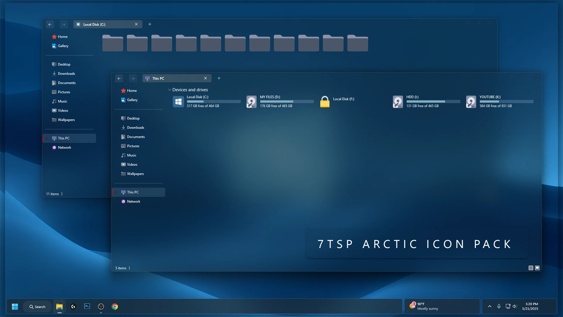 Arctic IconPack 7TSP - SkinPack