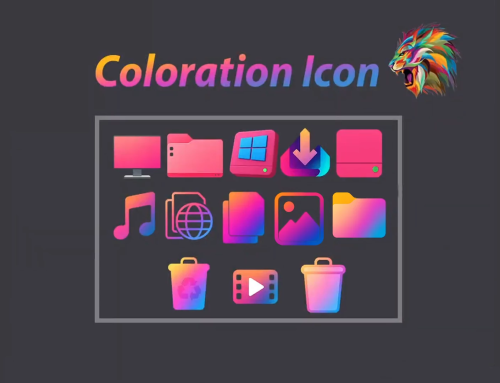 Windows 11 Dark Folder Icons - SkinPack
