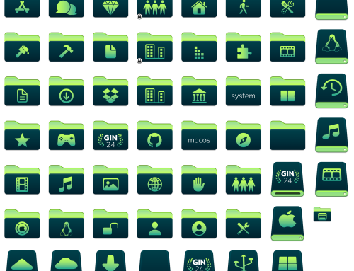 GLSS Green IconPack 7TSP - SkinPack