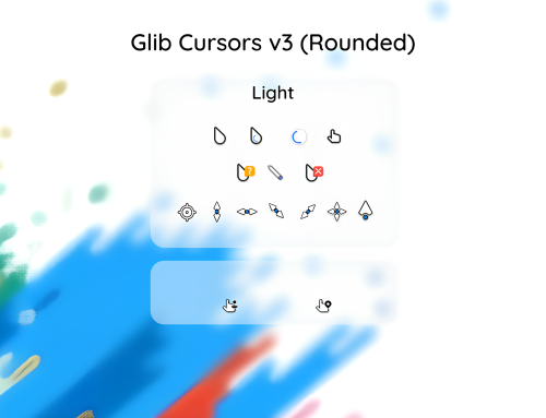 Material Design Rounded Light Cursor Pack - SkinPack