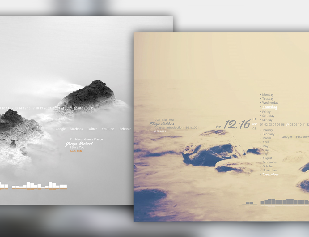 Ageo Rainmeter - SkinPack