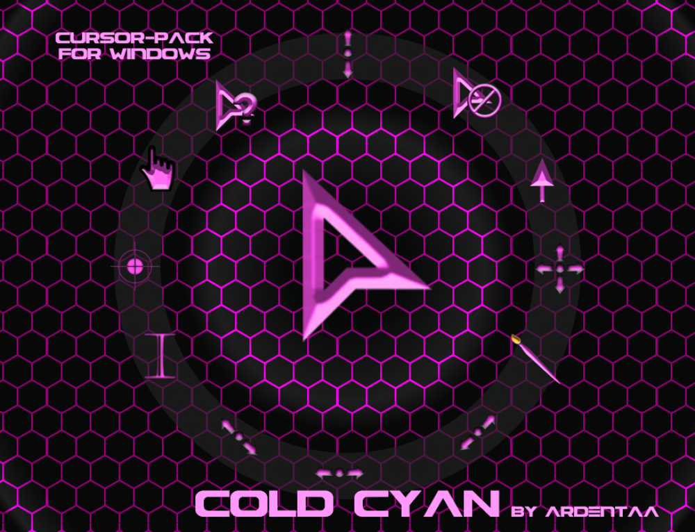 Night Diamond Amethyst Purple v3.0 Cursor Pack - SkinPack